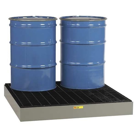 Little Giant Spill Deck, 66 gal Spill Capacity, 4 Drums, 6,000 lb Load ...