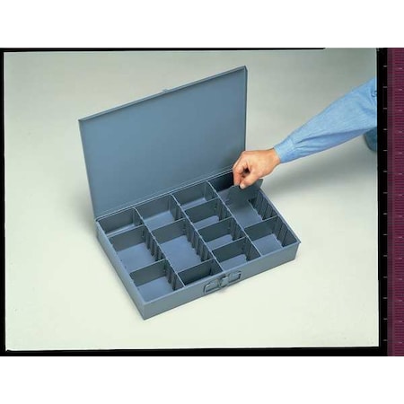 Durham 119-95-D936 Compartment Box, 12 In D, 18 In W, 3 In H | Zoro.com