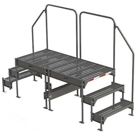 Ega Custom Work Platform, 3 Steps, Modular, 35"W x 77"L Platform ...