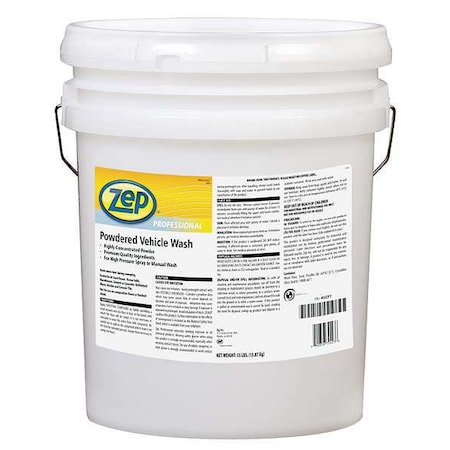 Zep 35 lb Powdered Vehicle Wash Pail, Red, - 1041720 | Zoro
