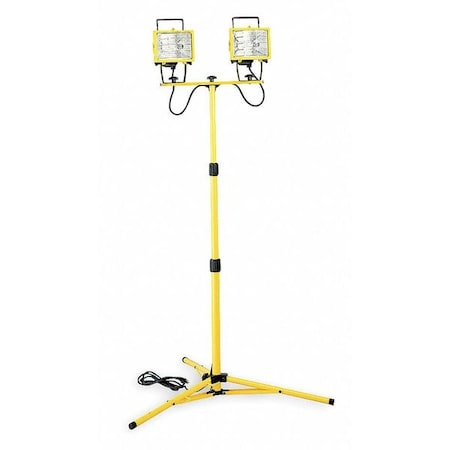 Lumapro LUMAPRO Halogen Yellow Temporary Job Site Light 4VM74 | Zoro
