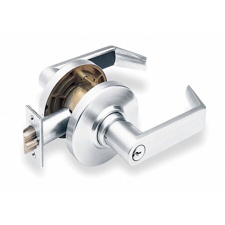 Schlage Cylindrical Lockset, HD, Rhodes, Classroom ND70PD RHO 626AM | Zoro