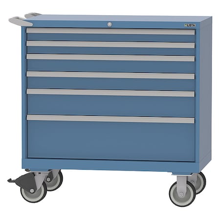 Lista Mobile Service Bench, 440 lb., Bright Blue XSHS0750-0602-M | Zoro