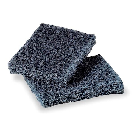 3M Scouring Pad, Blue, 5" L, 3-1/2" W, PK40 50048011082924 | Zoro
