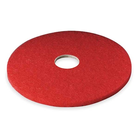 3M Buffing Pad, 24 In, Red, PK5 5100 | Zoro