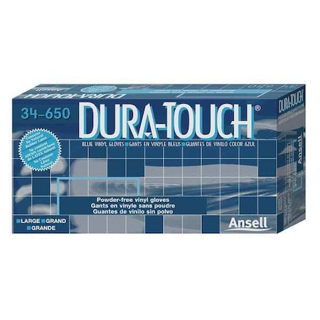 ANSELL Blue, XL, 5 mil, PVC Powder-Free, Vinyl Disposable Gloves ...