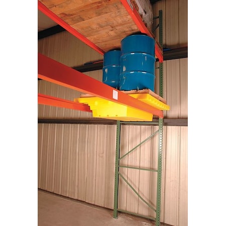 Ultratech Rack Containment Sump, 66 gal Spill Capacity, 4 Drum, 50 lbs ...