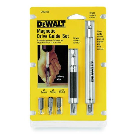Dewalt 7 Pc. Magnetic Drive Guide Set DW2095 | Zoro