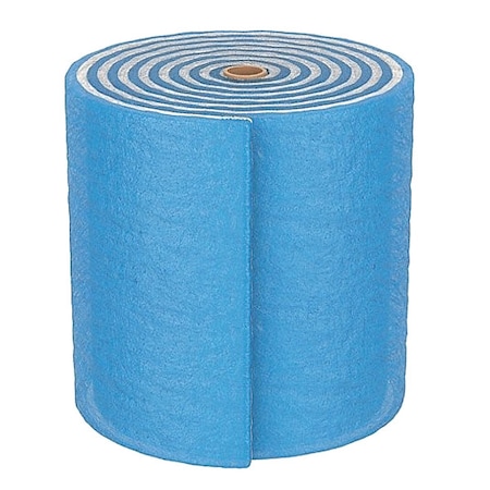 Zoro Select 24 in x 90 ft x 1 in Polyester Air Filter Roll, MERV 7 ...