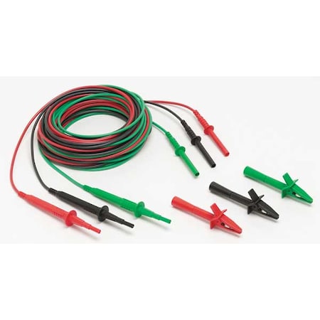 Fluke Test Lead Kit, 8.6 ft. L, 20A, 5kVAC TL1550B | Zoro