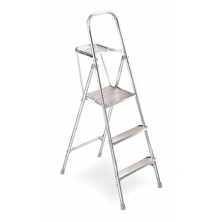 Werner 3 Steps, Aluminum Step Stand, 200 lb. Load Capacity, 265 | Zoro