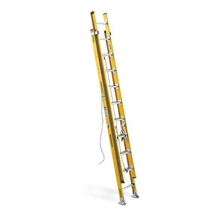Werner 20 ft Fiberglass Extension Ladder, 375 lb Load Capacity D7120-2 ...