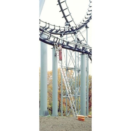 Werner 40 ft. Extension Ladder, Aluminum, Type IA D1540-2 | Zoro