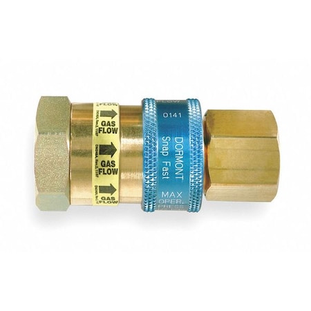 Dormont Gas Coupling, 1/2 In A50 | Zoro