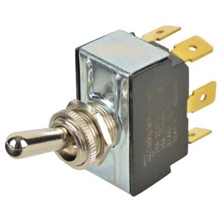 Carling Technologies Toggle Switch, DPDT, 6 Connections, On/On, 3/4 hp ...