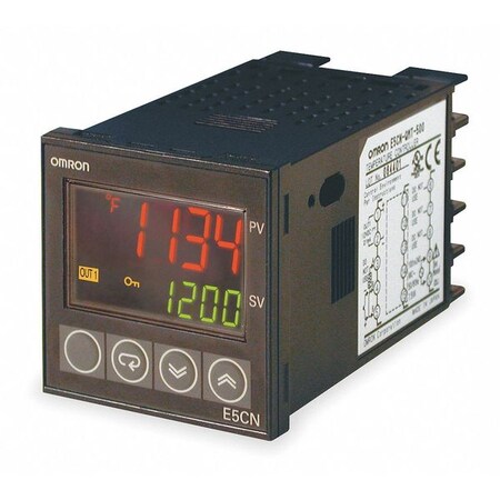Omron Temp Controller, Digital, 120-240V, Relay3A E5CN-R2MT-500 AC100 ...