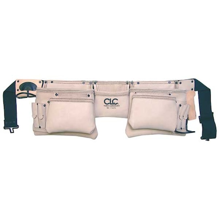 Clc Work Gear Tool Apron, Construction Work Apron, White, Top Grain ...