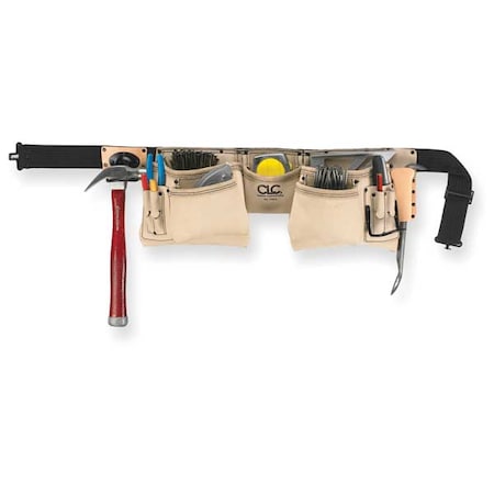 Clc Work Gear Tool Apron, Construction Work Apron, White, Top Grain ...