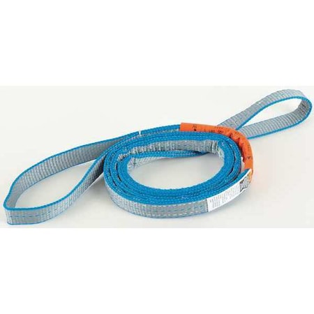Lift-All Web Sling, Type 3, 6 ft L, 1 in W, Polyester, Silver ...