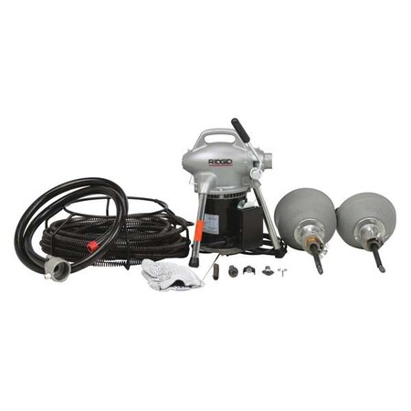 Ridgid 100 ft Corded Drain Cleaning Machine, 115V AC 59000 | Zoro