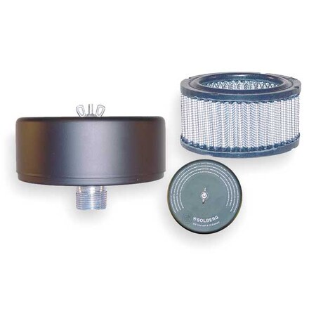 Solberg Filter/Silencer, 1 In FS-15-100 | Zoro
