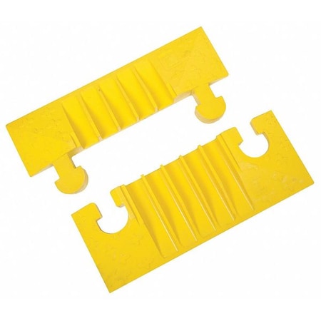 Power First Cable Protector End Cap, 5 Channels, PK2 4CEL9 | Zoro