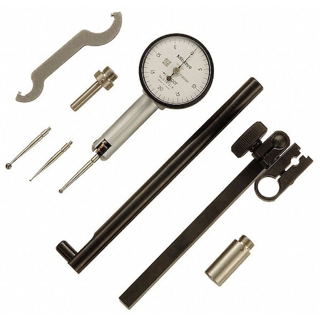 Mitutoyo Test Indicator Set, Swl Hd, 0 to 0.040 In 513-518-10T | Zoro