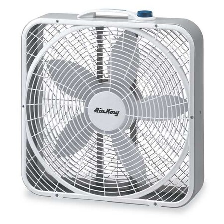 Air King Box Fan W/ 20 in Blade Dia, Non-Oscillating, 3 Speeds, 120V AC ...