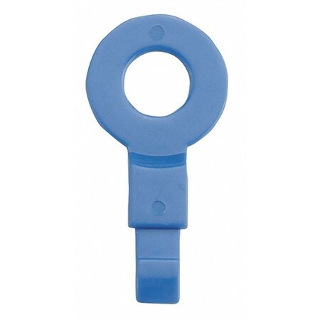 Label Safe Fill Point ID Washer, 1/4 NPT, Blue, PK6 220002 | Zoro