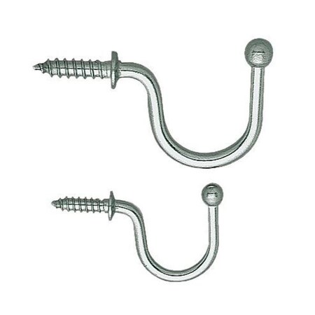 Sugatsune Load Rated Hook, 304 SS, 13/16 In, PK10 4CRW9 | Zoro