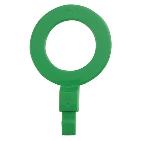 Label Safe Fill Point ID Washer, 1 NPT, Green, PK6 260005 | Zoro