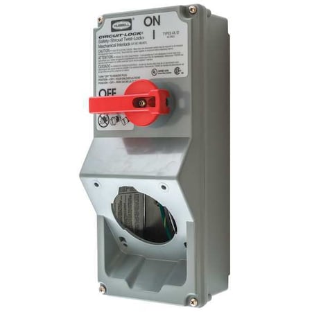 Hubbell Nonfusible Disconnect Switch, 600V AC, NEMA 12K, 4, 4X HBLMITL ...