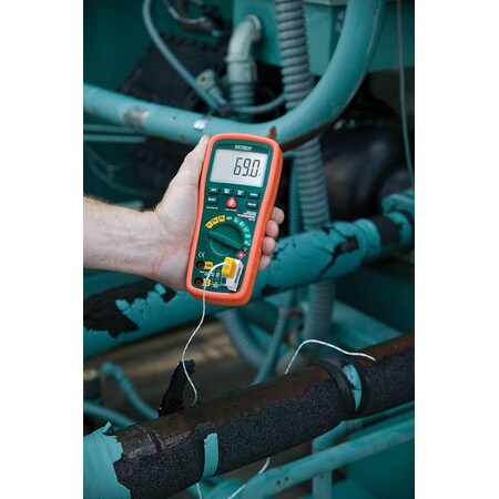 Extech Digital Multimeter, 1000 Max. AC Volts, 1000 Max. DC Volts, 20 ...