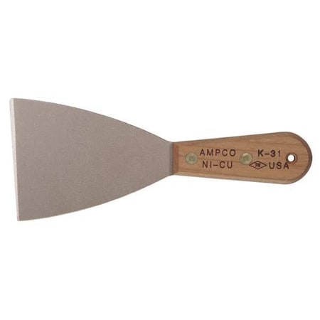Ampco Safety Tools Scraper, Stiff, 3-1/2", Nickel Copper K-31 | Zoro