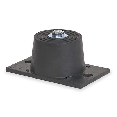 Mason Industries Floor Mount Vibration Isolator, Neoprene 4C997 | Zoro