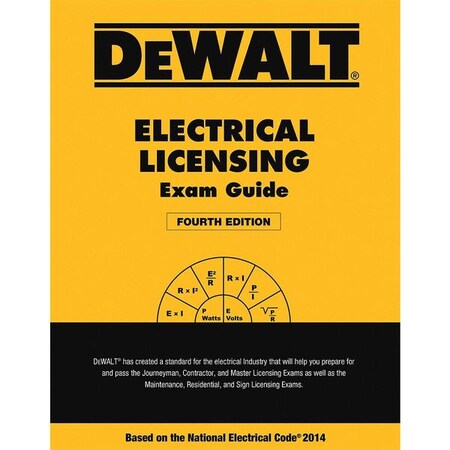 Dewalt Electrical Book, DEWALT(R) Electrical Licensing Exam Guide: Based On The NEC 2014 ...