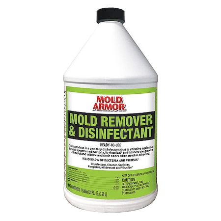 Mold Armor Liquid 1 gal. Mold Mildew Remover, Jug FG550A | Zoro