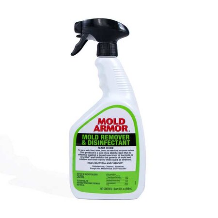Mold Armor Liquid 32 oz. Mold Mildew Remover, Trigger Spray Bottle ...