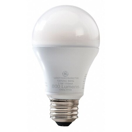 Current LED Lamp, A19, 11W, Med, 2700K, Dim LED11DAV3/827W | Zoro