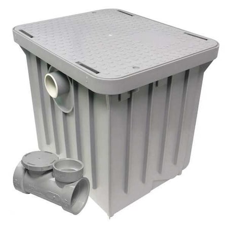 Endura Interceptor Grease Interceptor, 2" Pipe Dia., Thermoplastic ...
