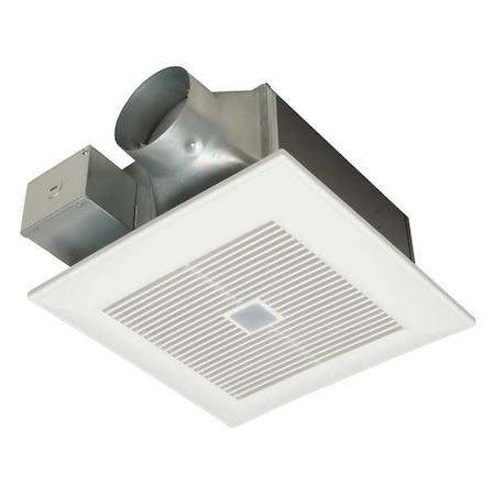 Panasonic Ceiling Bathroom Ventilation Fan, 80/110 cfm cfm, 120V AC, No ...