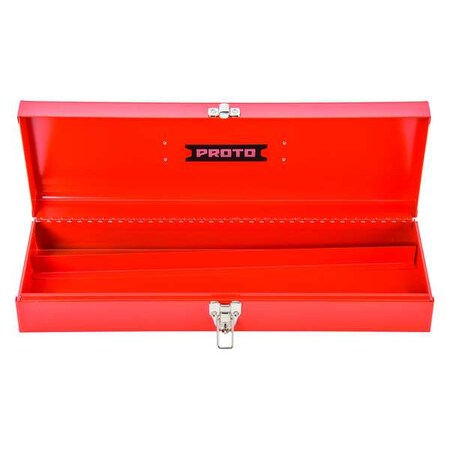 Proto Socket Set Box, Steel, Red, 19 in W x 7-3/4 in D x 1-5/8 in H ...