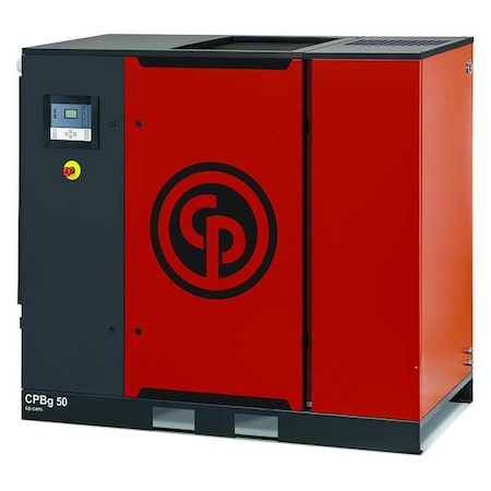 Chicago Pneumatic Rotary Screw Air Compressor w/Air Dryer CPBg 50 HPD ...