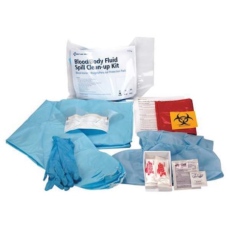 First Aid Only BBP Bodily Fluid Kit, M Imperviuos Gown 746001 | Zoro