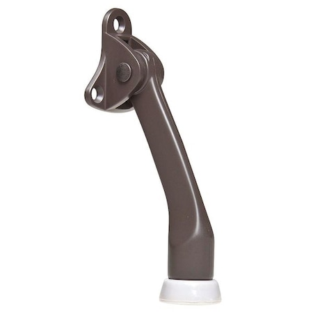 Kaba Ilco Lever Door Holder, Cast Zinc, Brown, 1-55/64"H x 1-39/64"W IL ...