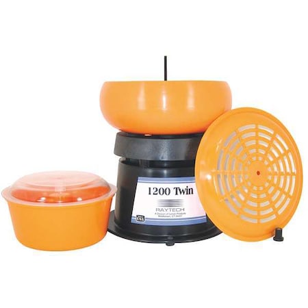 Raytech Vibratory Tumbler System, 0.05 cu.ft. 23007R | Zoro