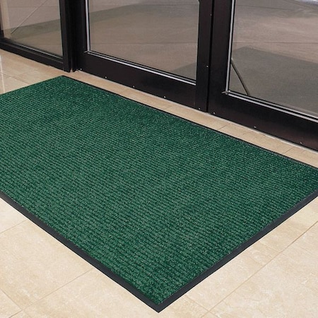 Notrax Entrance Mat, Indoor, Polypropylene, Ribbed Surface, Vinyl Back ...
