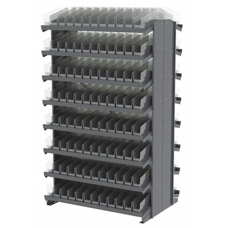 Akro-Mils Steel Pick Rack, 36-3/4" W x 60-1/4" H x 24" D, 16 Shelves ...