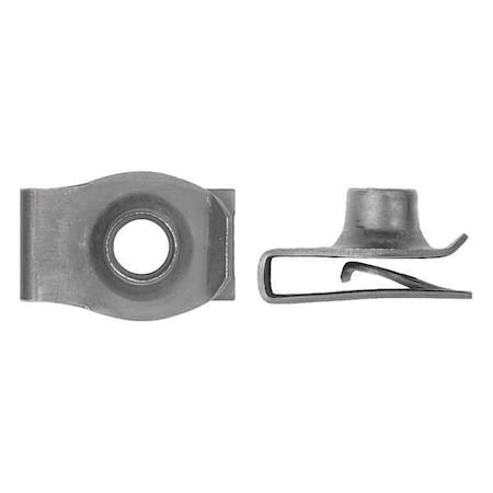 Zoro Select Spring Nut, M10-1.50, U Shape, Steel, Phosphate Finish, 25 ...