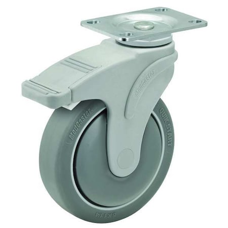 Colson 3" X 1-1/4" Non-Marking Rubber Thermoplastic Swivel Caster ...